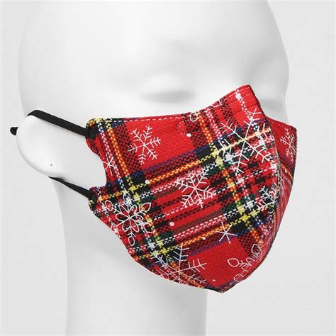 눈꽃 체크 입체 패션 마스크순면 안감 겨울마스크 홈플러스 택배배송