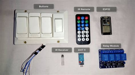 Esp32 Home Automation Project Using Ir Remote Control And Blynk Iot