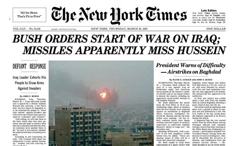Marking 20 Years Since The Invasion Of Iraq