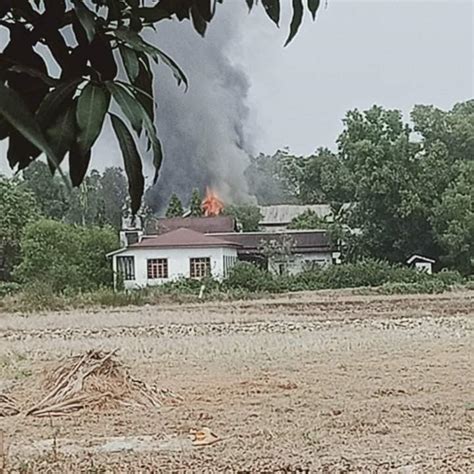 ညောင်ဇင်ရွာက ပျူစောထီး ၁ ဦး ပစ်သတ်ခံရပြီးနောက် စစ်ကောင်စီ တပ်က စာသင်ကျောင်းကို မီးရှို့ဖျက်ဆီး