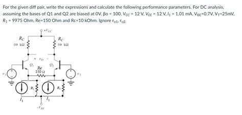 Solved Find A DC Analysis Ic1 In MA B DC Analysis Vce1 Chegg Com