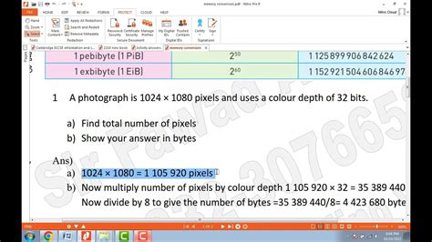 Memory Conversion Bytekibibytemebibyte Cambridge O Levels Computer