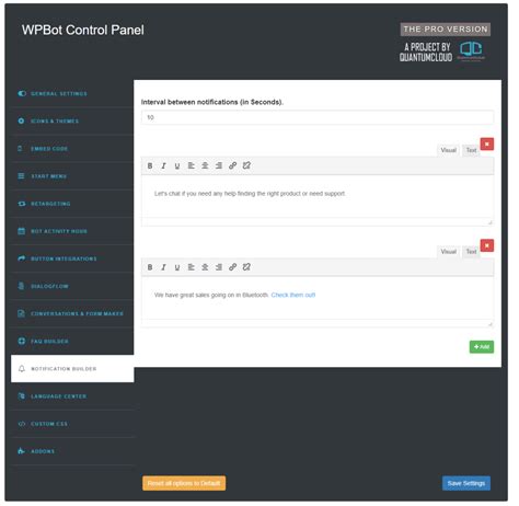Notification Builder Wpbot Pro Docs
