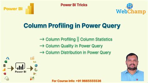 Pbi18 Column Profiling In Power Query Editor Column Quality Errors In Columns Youtube