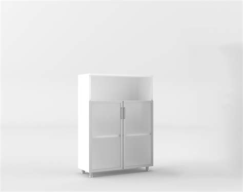 Glass Bottom Open Top File Cabinet Mod Design