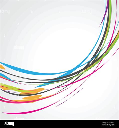 Vector Colorful Abstract Wave Design Background Stock Vector Image And Art Alamy