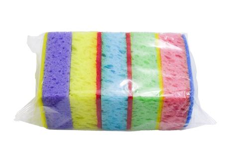 Губки кухонные крупнопористые Super 5 шт купить оптом Hozka