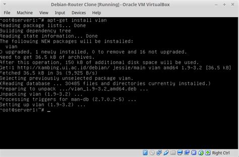 Configuration Vlan Pada Debian Router Ajef Blc Telkom Klaten