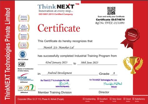 Manish On Linkedin Successfully Completed My Android Development Internship 📱💼 I Am