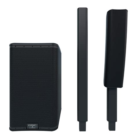 Qsc Kc12 Bk Portable Column Array System 3000w Black Full Compass