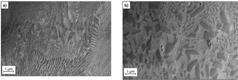 Pictures Of The Eutectic Microstructure Of The Ded Lb Samples Imaged