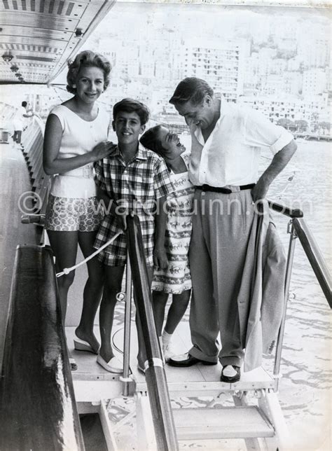 Aristotle Onassis Tina Onassis Alexander Onassis And Christina