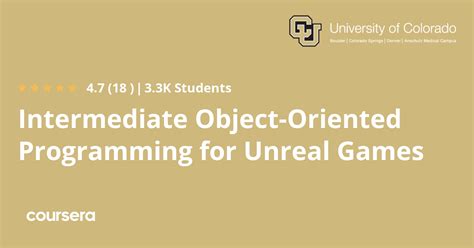 Intermediate Object Oriented Programming For Unreal Games Coursera