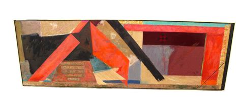 At Auction Mid C Nancy Friedlander Abstract Oil On Board How It Was