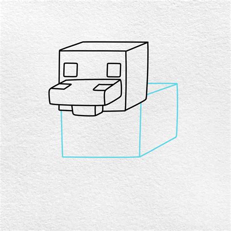 Minecraft Chicken Drawing Helloartsy