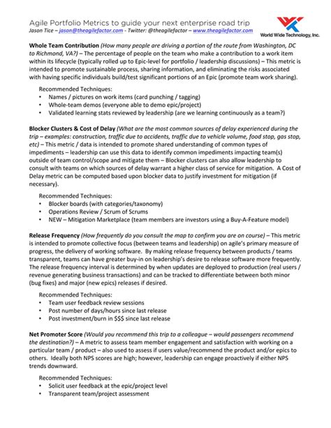 Agiledc 2015 An Agile Portfolio Metrics Roadtrip Pdf