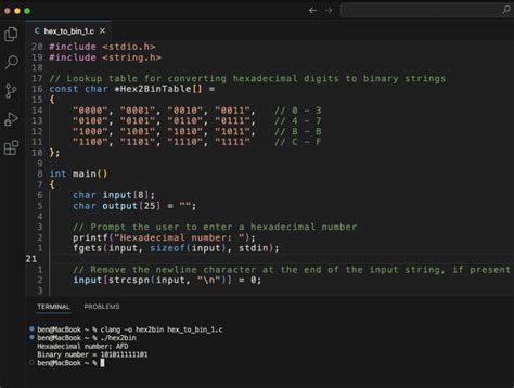 CODING How To Convert From Hex To Binary Freecoder Dev