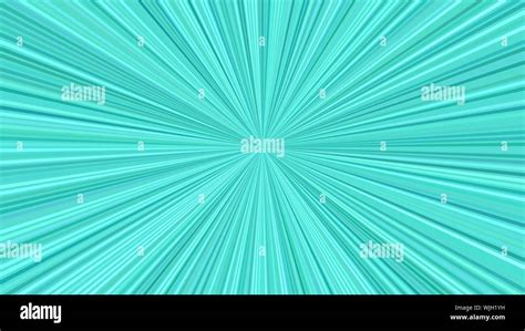 Turquoise Abstract Hypnotic Starburst Stripe Background Vector Explosion Design Stock Vector