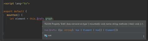 Javascript Vuejs Typescript Thisrefs Value Does Not Exist Stack