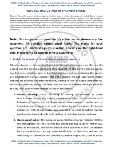 IGNOU MEV 022 Solved Assignment 2022 23 English PGCCC