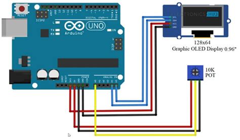 Interfacing 096 128x64 Oled Graphic Display With Arduino
