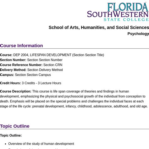 simple syllabus