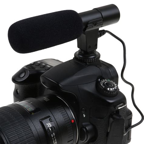 Pro Directional External Microphone For Canon Nikon DSLR SLR Camera DV Camcorder EBay