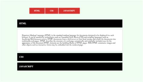 Bootstrap 4 Styled Horizontal Tab Example