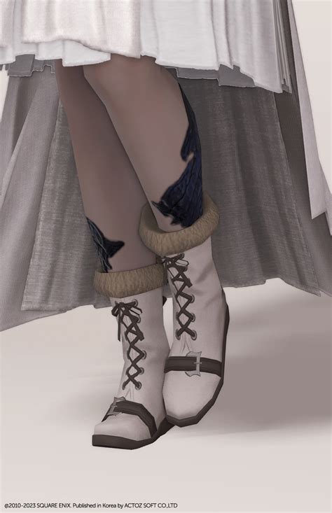 롱카의 옷장블스로 이전완료 📝 흰색 겨울룩에 딱좋은 겨울장화 금기도시 마하 드랍 업로드 야펨 치유사 장화가 플래닛