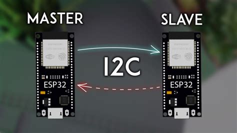 Communication Maître Et Esclave Esp32 I2c Arduino