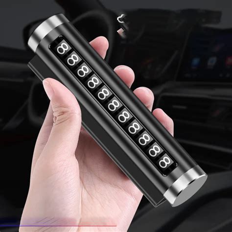 임시 주차 휴대폰 휴대폰 번호판 장식 자동차 번호판 자동차 용품 장식 Aliexpress