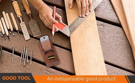 Yibuy Mini Handhobel Aus Holz Perfekt Für Die Holzbearbeitung Das Beschneiden Das Hobeln Von