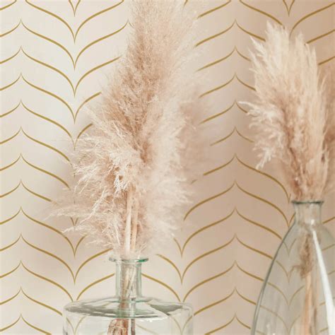 Chevron Matte Gold Pattern Wallpaper Hello Circus