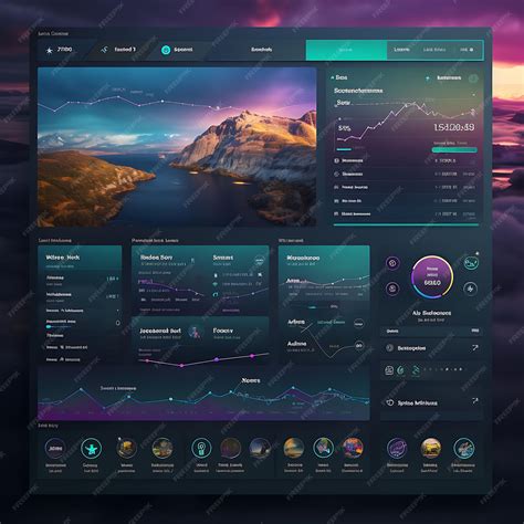 Premium Ai Image Web Dashboard Entertainment Content Management Dashboard Tile Based Layout