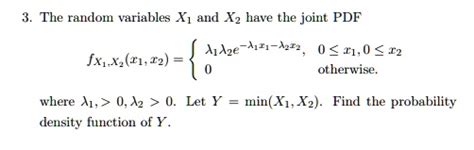 Solved The Random Variables X1 And X2 Have The Joint Pdf Fx1x2 0