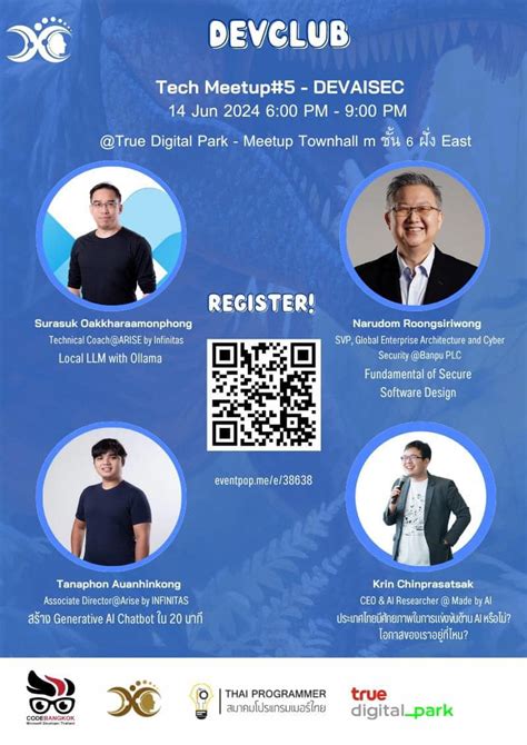 Devclub Tech Meetup 5 Dev Ai Sec สมาคมโปรแกรมเมอร์ไทย Thai