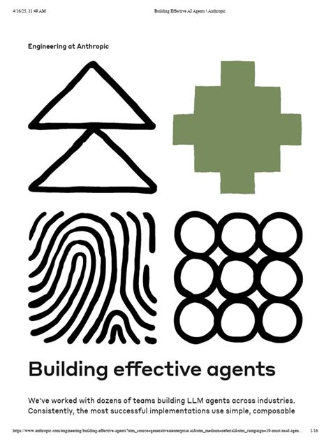 Building Effective Ai Agents Anthropic Pdf Artificial