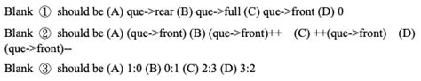 Solved This Is Pseudo Code Of Circular Queue There Is Three Chegg