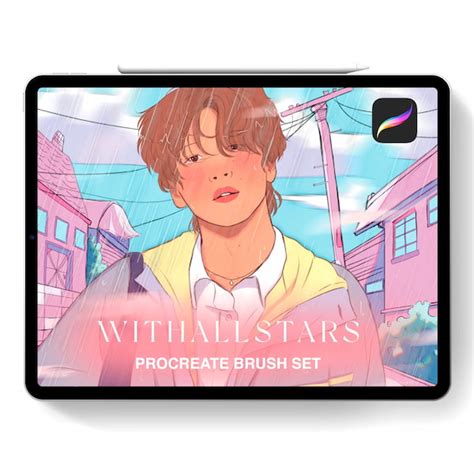 【吹石】七月更新、袭来！ Procreate自制笔刷 Procreate笔刷库 入门绘画教程，全明星笔刷下载