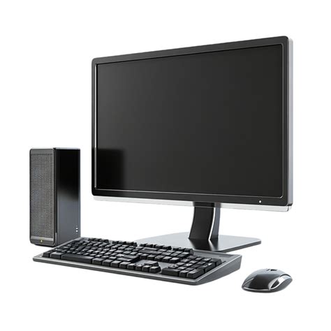 A Computer Monitor Keyboard And Mouse Are Shown 55062574 PNG