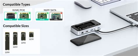 Gigimundo 10 In 1 Usb C Hub With M 2 Ssd Enclosure Docking Station