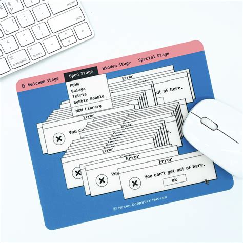 넥슨컴퓨터박물관 Nexon Computer Museum 에러 마우스 패드 ㅣ 마플샵