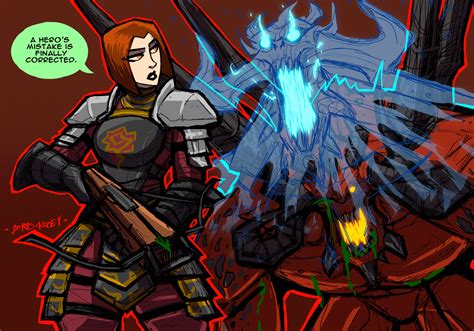 Assassinmarksman Cerise Vs Diablosome Art I Did After Beating Act 4