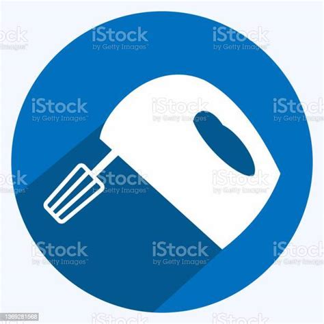 아이콘 믹서 긴 그림자 스타일 간단한 그림편집 스트로크 0명에 대한 스톡 벡터 아트 및 기타 이미지 0명 가정 생활 강철