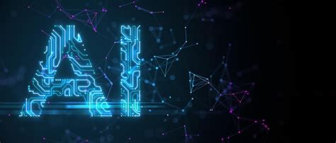 Premium Photo Ai Circuitry Icon With Connected Neural Network Background 3d Rendering