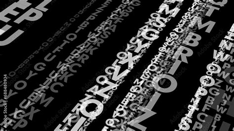 Random Characters And Dynamic Composition Chaotic Typographic Layout Of Encrypted Message Using