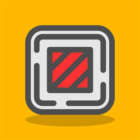 Square Filled Shadow Icon Vector Art At Vecteezy