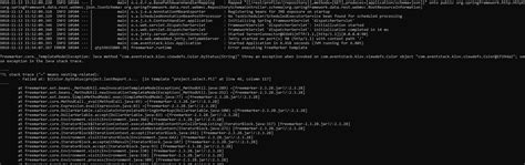 Automated Tests Klov Server Throwing Freemarker Core TemplateModelException Not Able To
