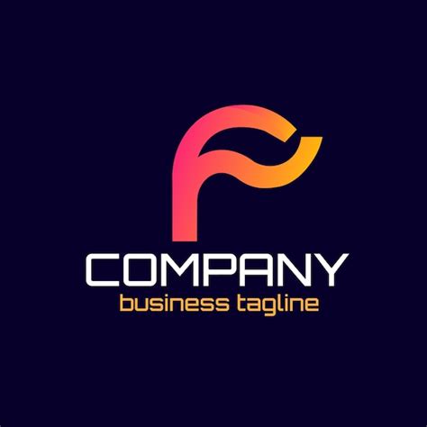 문자 F는 파란색 배경에 있습니다 프리미엄 Ai 생성 벡터