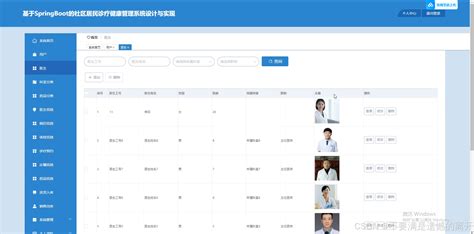 063 springboot基于springboot的社区居民诊疗健康管理系统设计与实现 基于spring boot社区居民健康管理系统 csdn博客